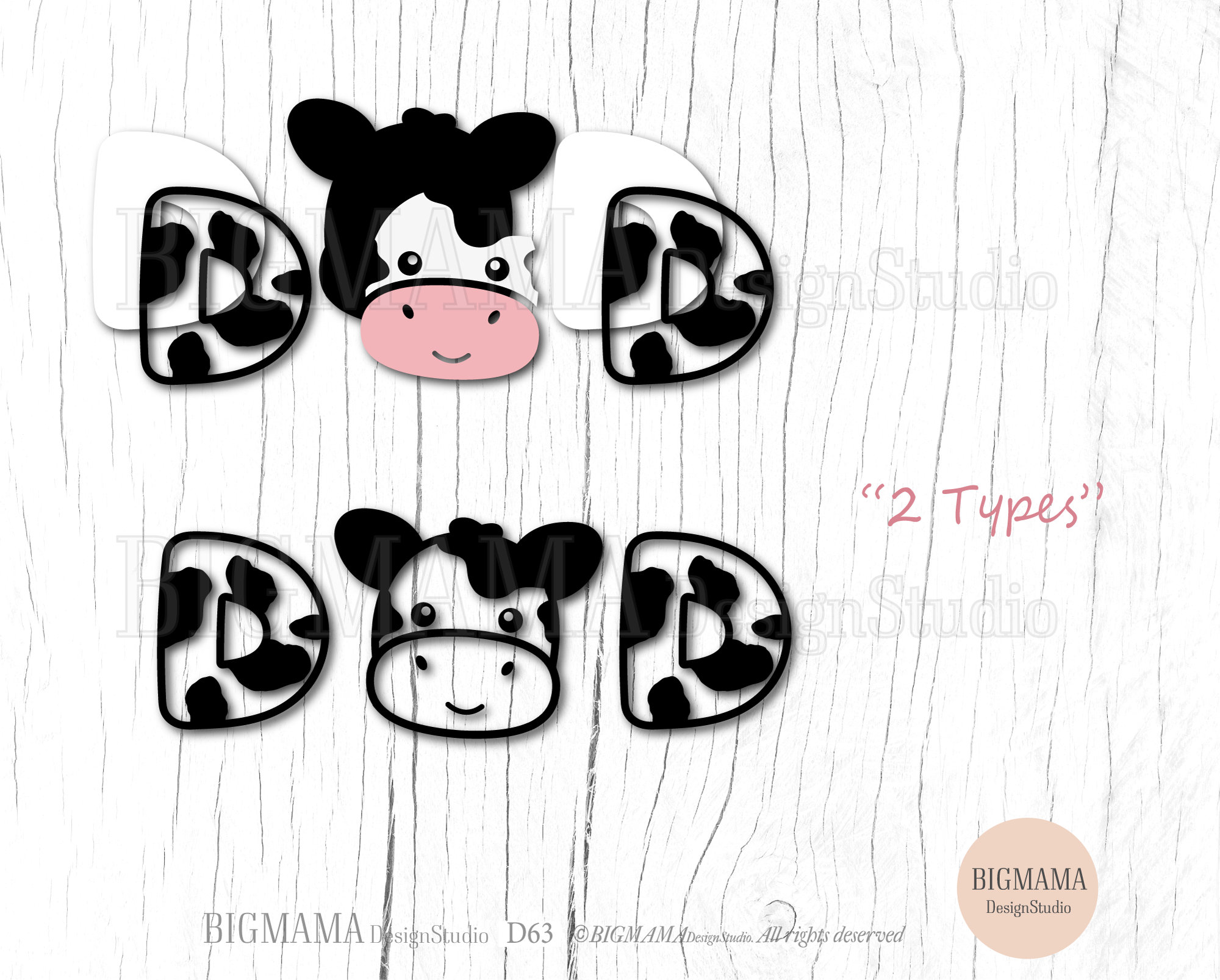 Dad Cow Svg,daddy,cow Face,animal,farm,parents,baby,cut File,boy,girl ...