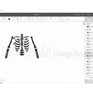 Skeleton Svg,halloween Svg,skeleton Bones,skeleton Bundle,rib Cage,dxf ...