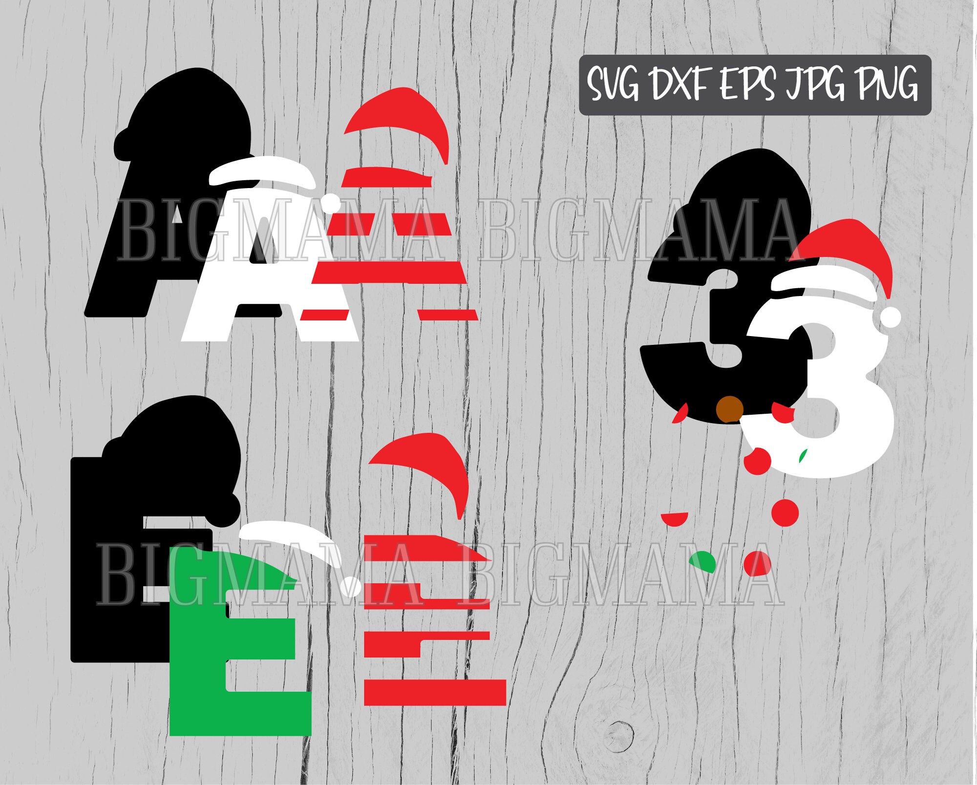 Christmas Alphabet - Etsy