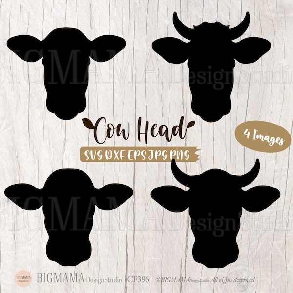 Cow Svg - Etsy