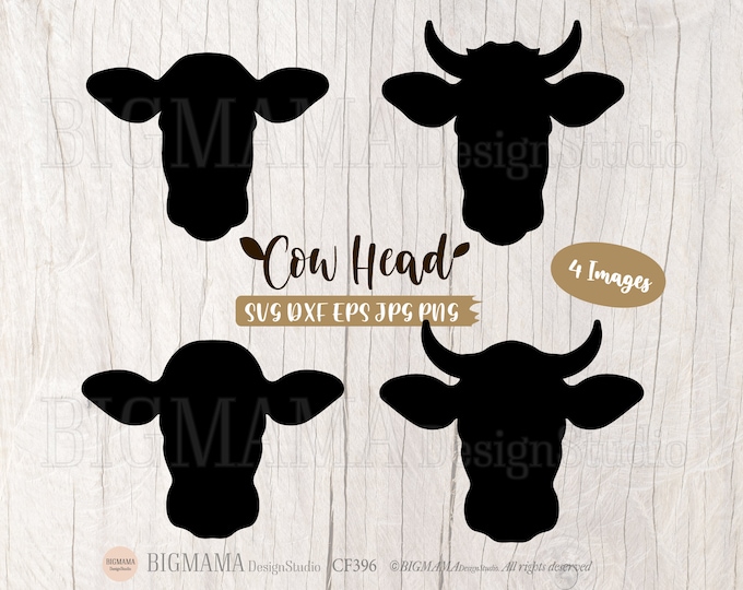 Ear Tag and Cow Head SVG, Bull Head SVG, Vector Tag Cow, Farm Animal ...