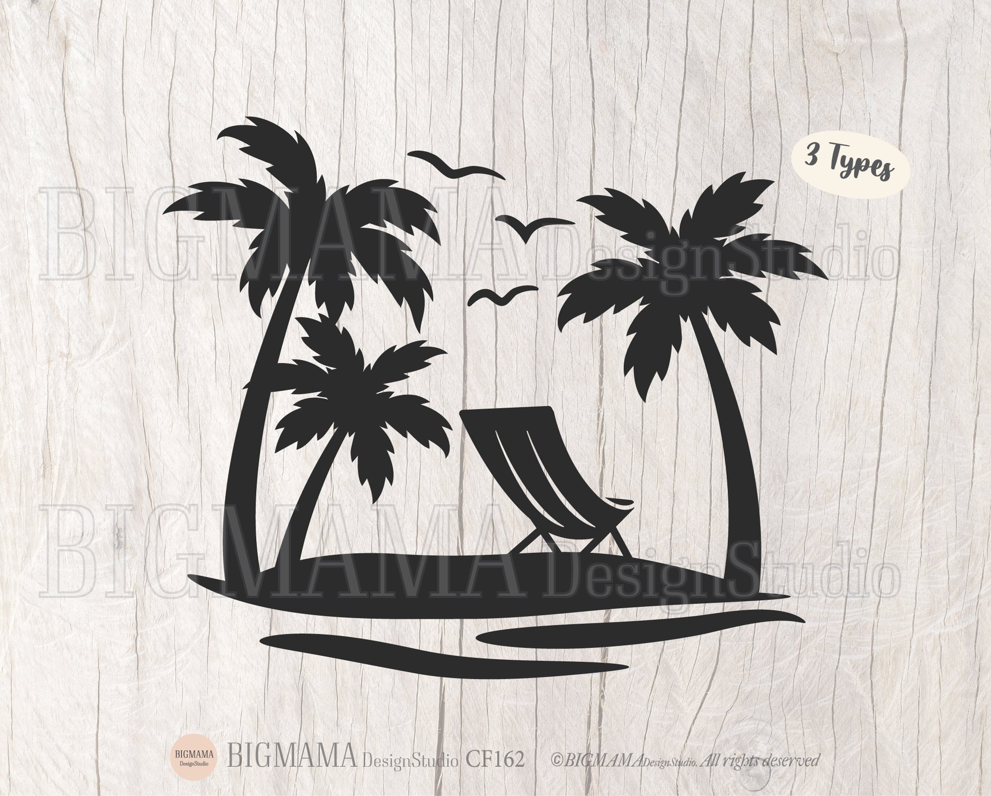 Sunset Beach Svgtropicaldxfvacationbeach - Etsy