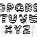 Zebra Alphabet Svg,safari,numbers,letters,bundle,animal Print,pattern ...