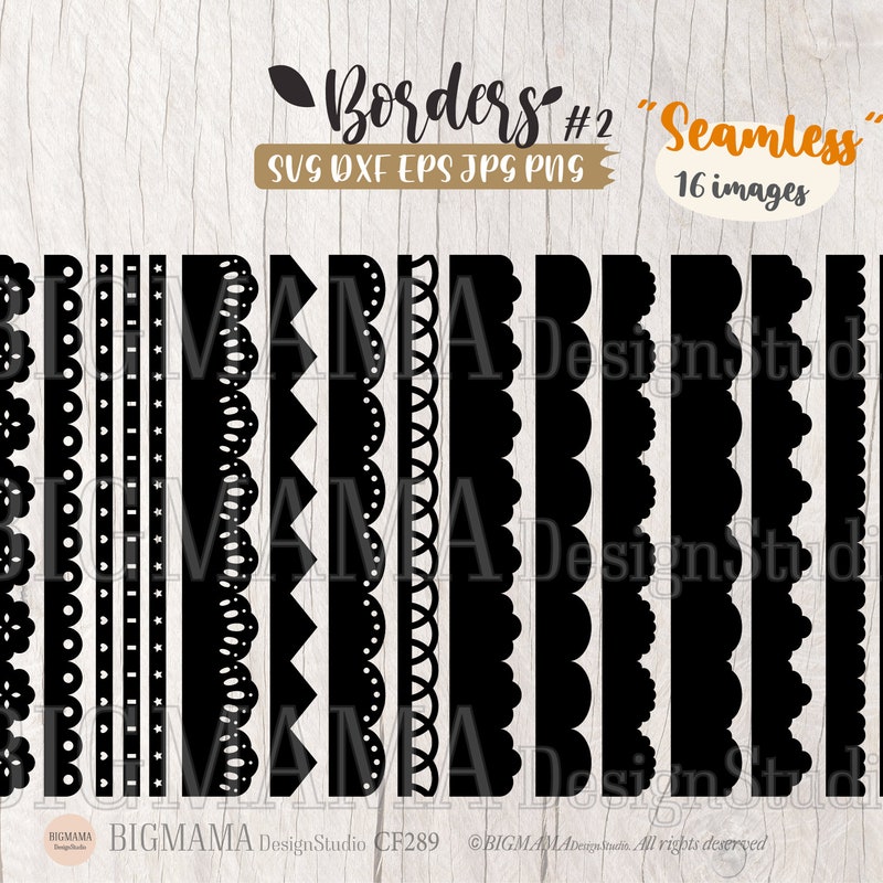 Border Svg - Etsy