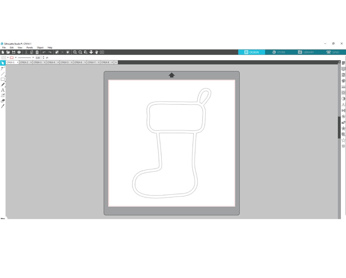 Christmas Stocking Svg,socks,party,xmas,dxf,cut File,present,clipart ...