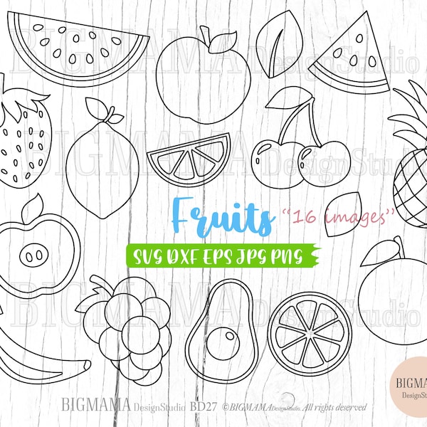 Fruit Stencil - Etsy