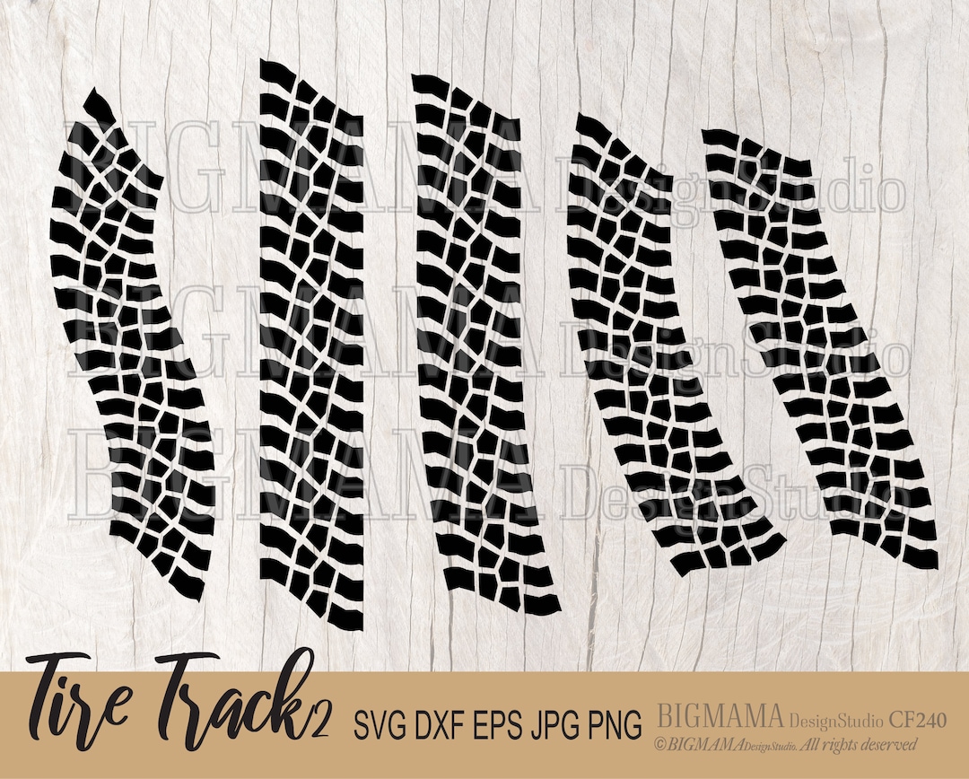 Tire Track Svg,tire Tread Svg,off Road,tire Tracks,car Tire,cut File ...