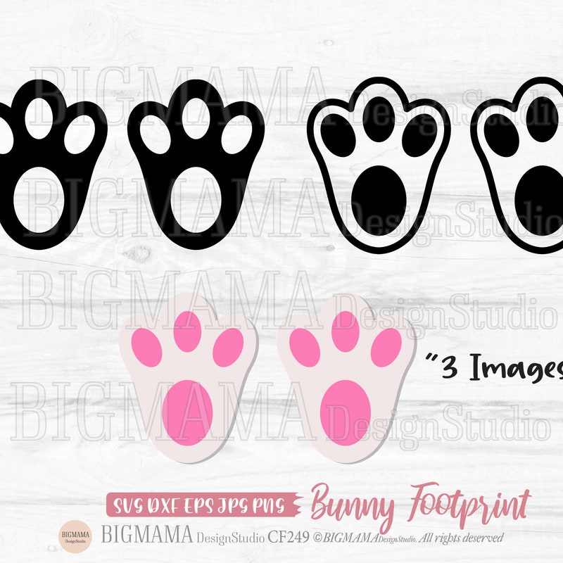 Easter Bunny Feet Clipart - Etsy