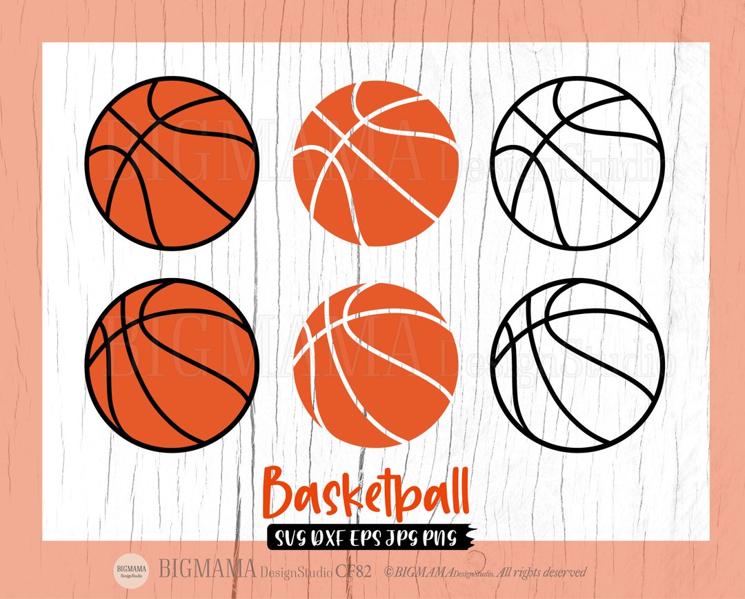 Basketball Svg,basketball Dxf,png,bundle,sport,cricut,silhouette ...