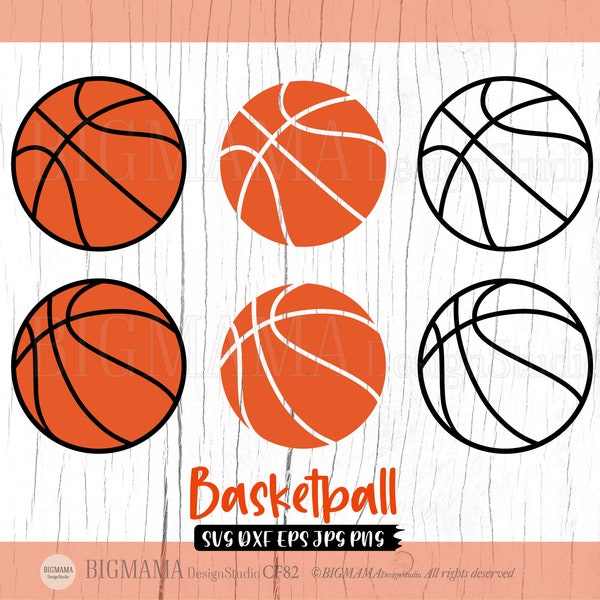 Svg Basketball - Etsy