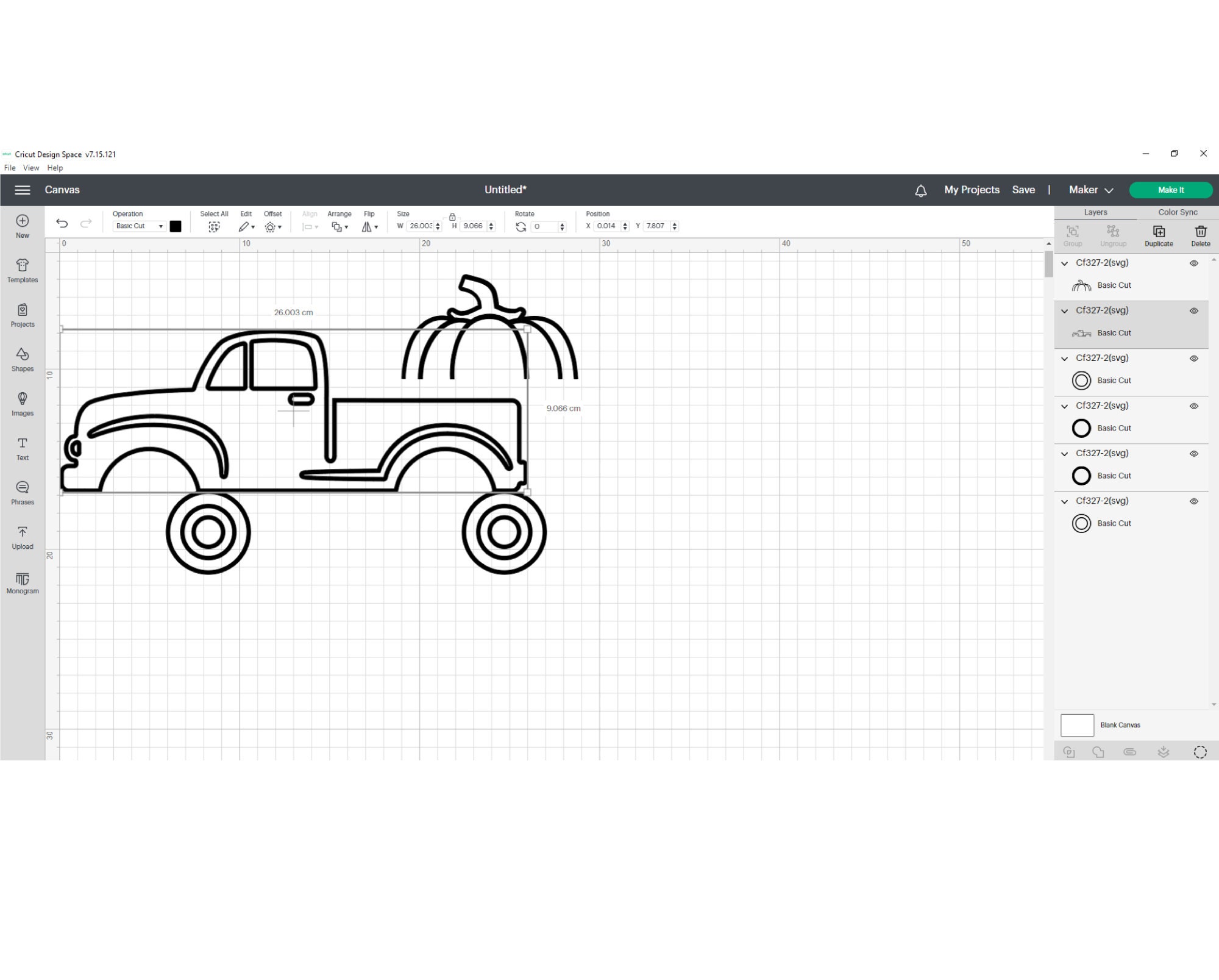 Pumpkin Truck SVG Filefall Truckdxffallout Linetruckcut - Etsy