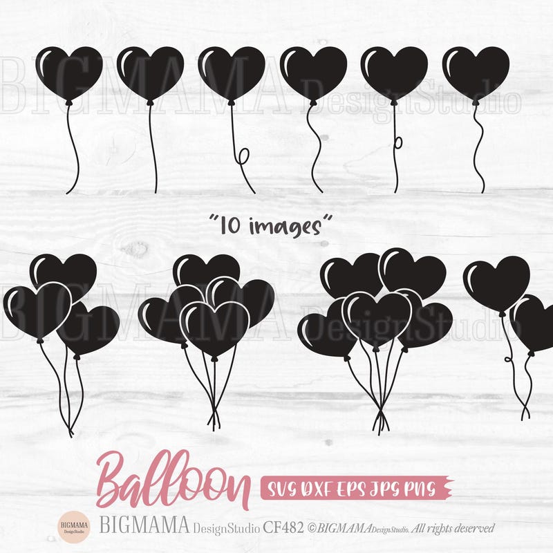 Heart Balloons - Etsy