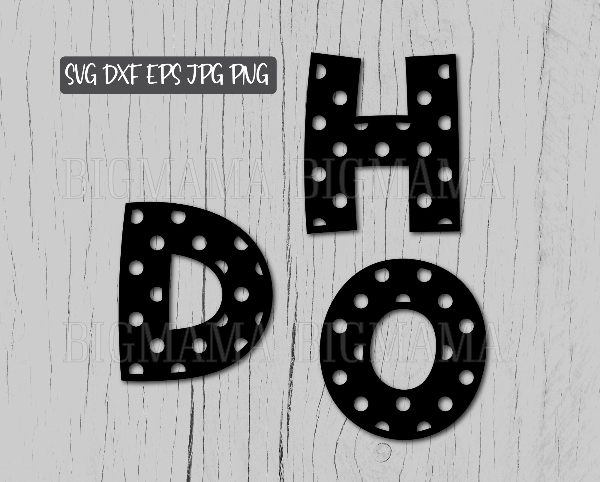 Polka Dot Alphabet - Etsy