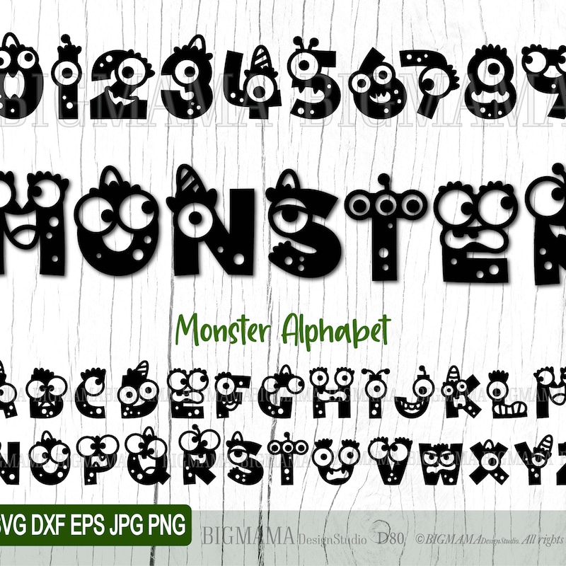 Monsters ink birthday card - Etsy.de