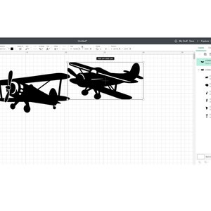 Biplane Svg,airplane,retro,birthday,boy,kids,stencil,dxf,cut File ...