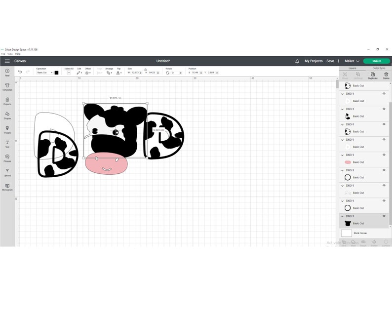 Dad Cow Svg,daddy,cow Face,animal,farm,parents,baby,cut File,boy,girl ...