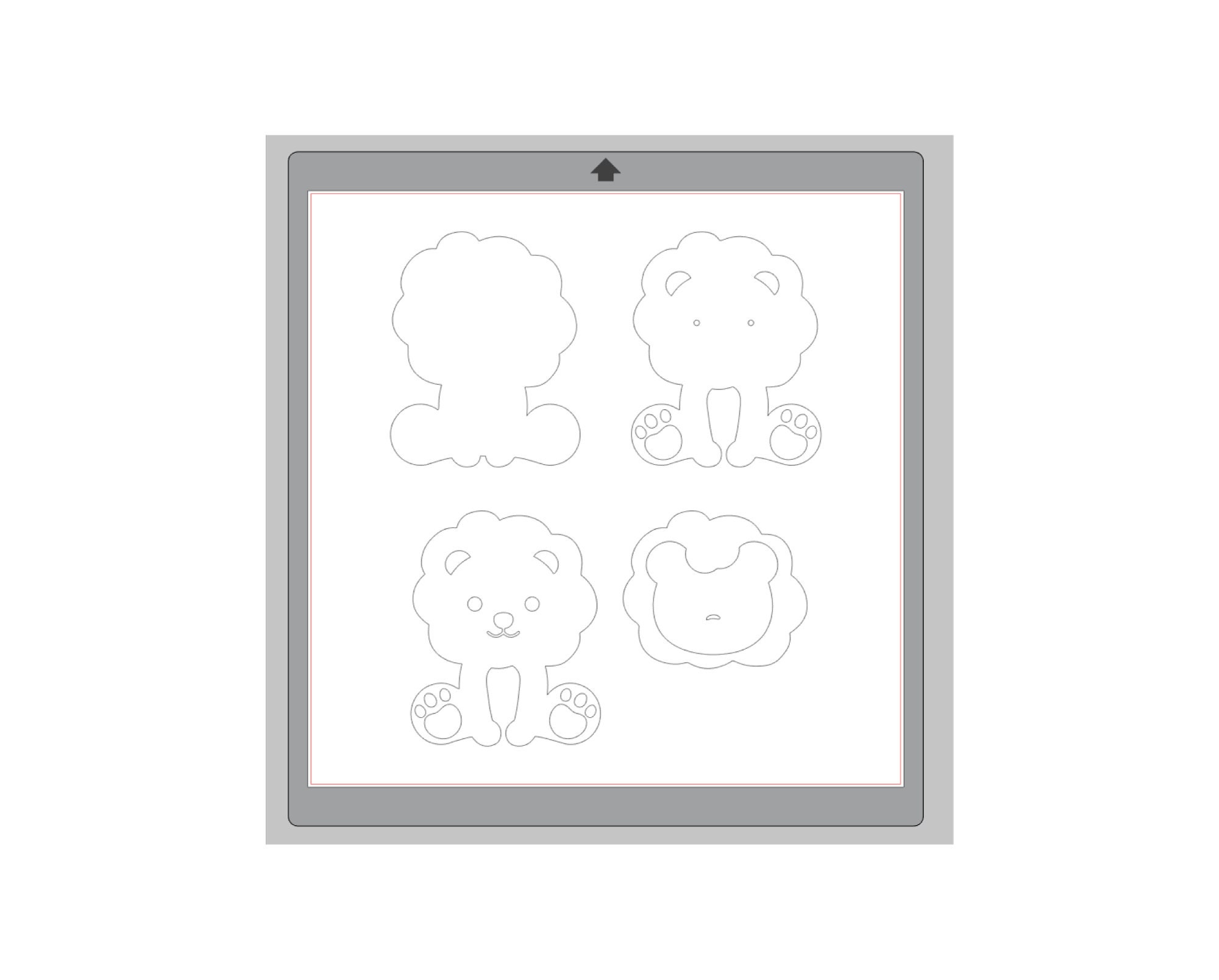 Baby Lion Svg,paper,vinyl,cricut,cut File,layered,dxf,lion Svg File ...