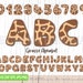 Giraffe Alphabet Svg,safari,numbers,letters,bundle,animal Print,wild ...