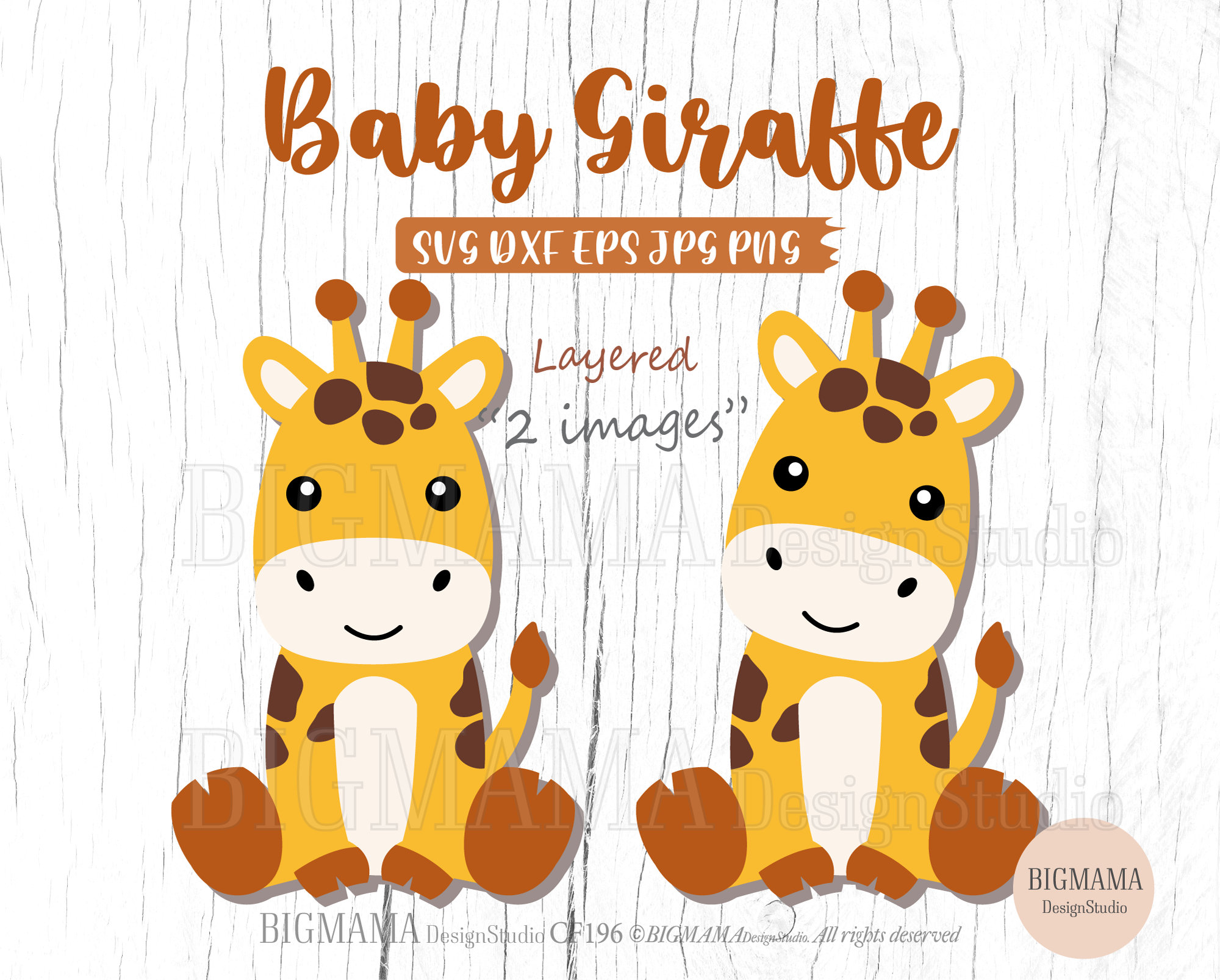 Baby Giraffe Svggiraffe Svg for Cricutcut - Etsy