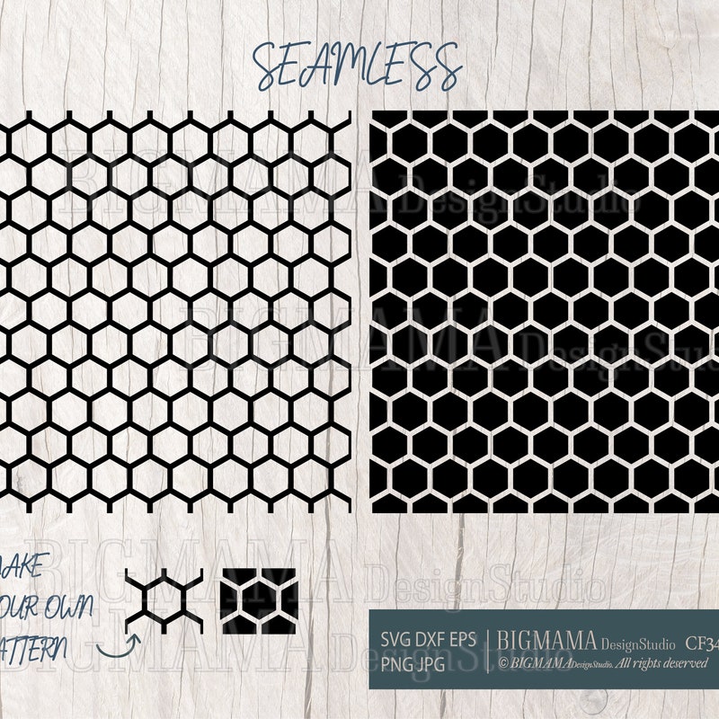 Honeycomb Pattern Svg - Etsy