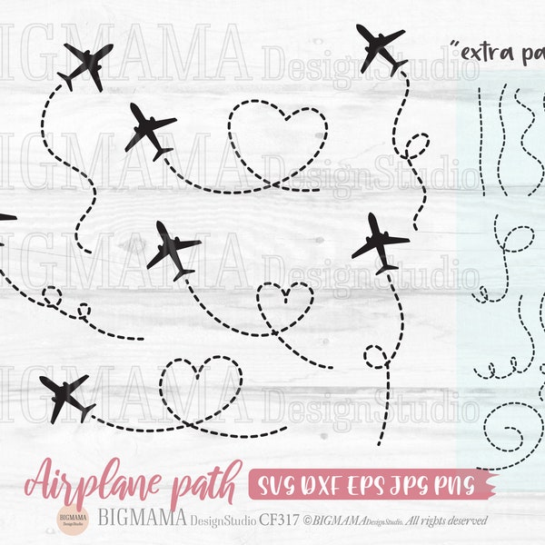 Airplane Svg - Etsy