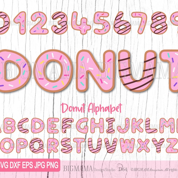 Donut Svg - Etsy