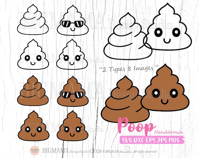 Poop SVG, Poop Icon Svg, Poop Clipart, Smiling Poop, Smiling Poop Svg ...