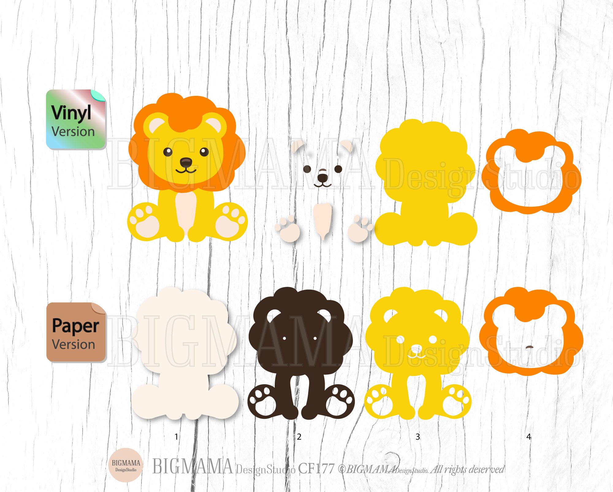 Baby Lion Svgpapervinylcricutcut Filelayereddxflion Svg | Etsy