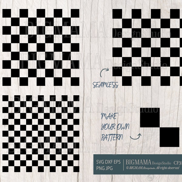 Checkered Print - Etsy