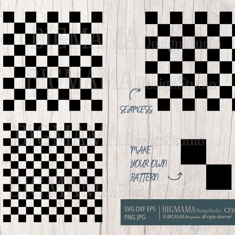 Checkerboard Svg - Etsy