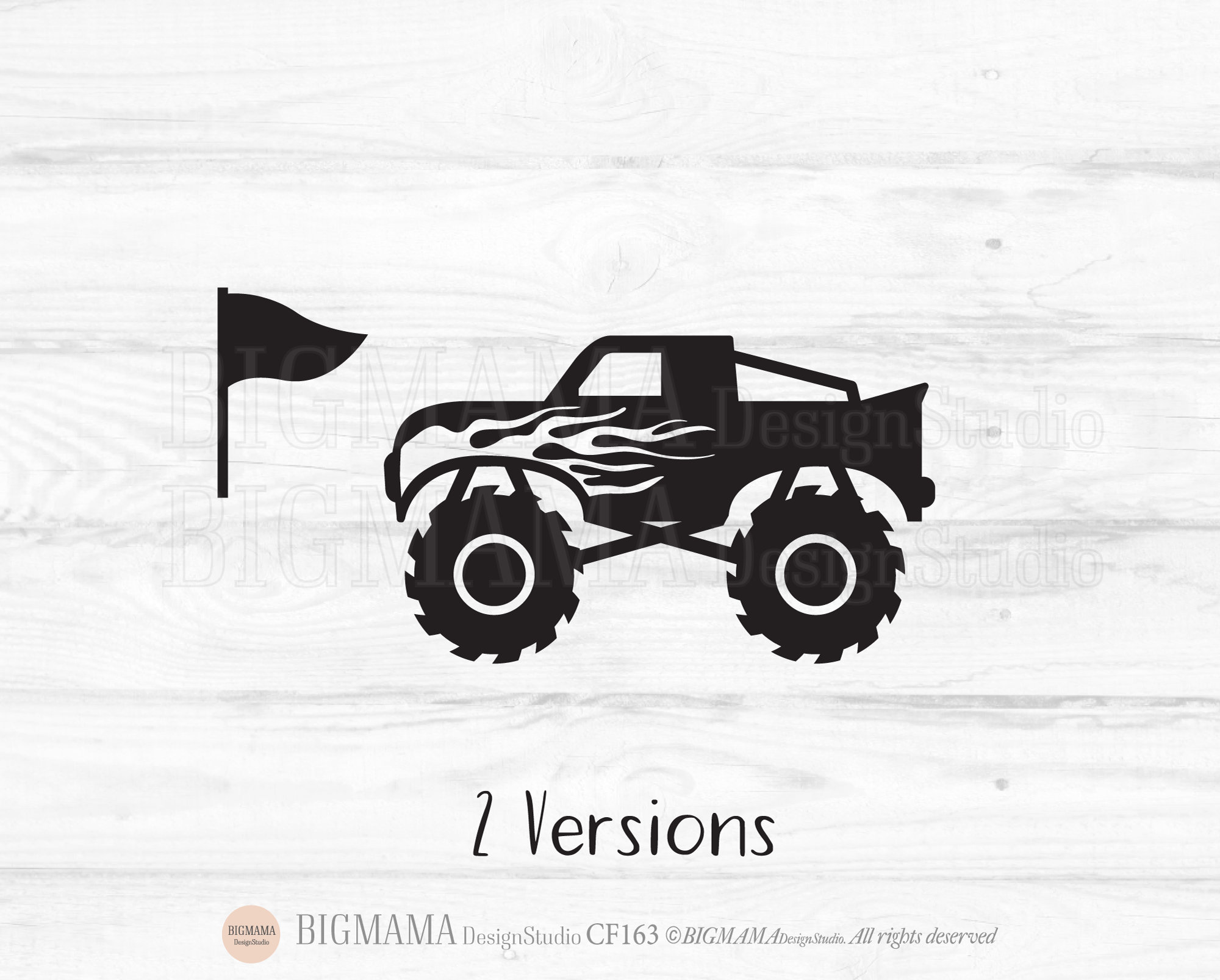 Monster Truck Svgtruckbirthdaymotor | Etsy