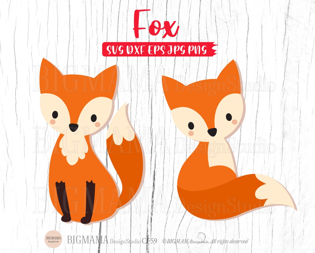 Fox Svg,fox for Cricut,fox Svg Cutfile,fox Dxf,birthday,animals ...