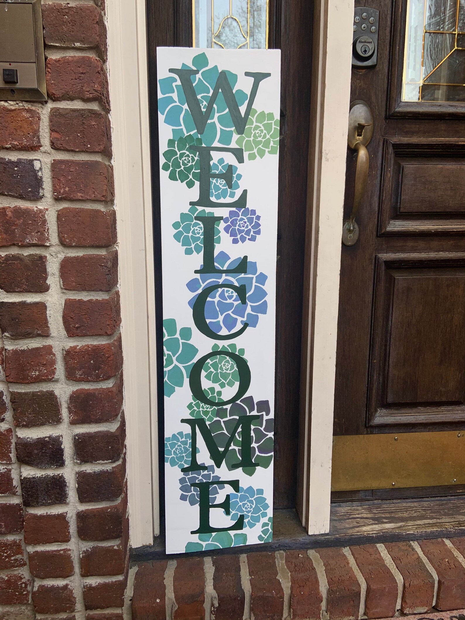 Succulent Welcome Sign - Etsy