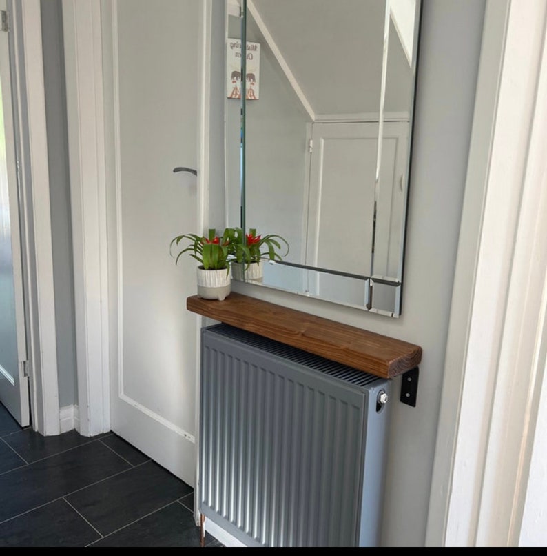 Narrow Radiator Console Shelf - Etsy UK