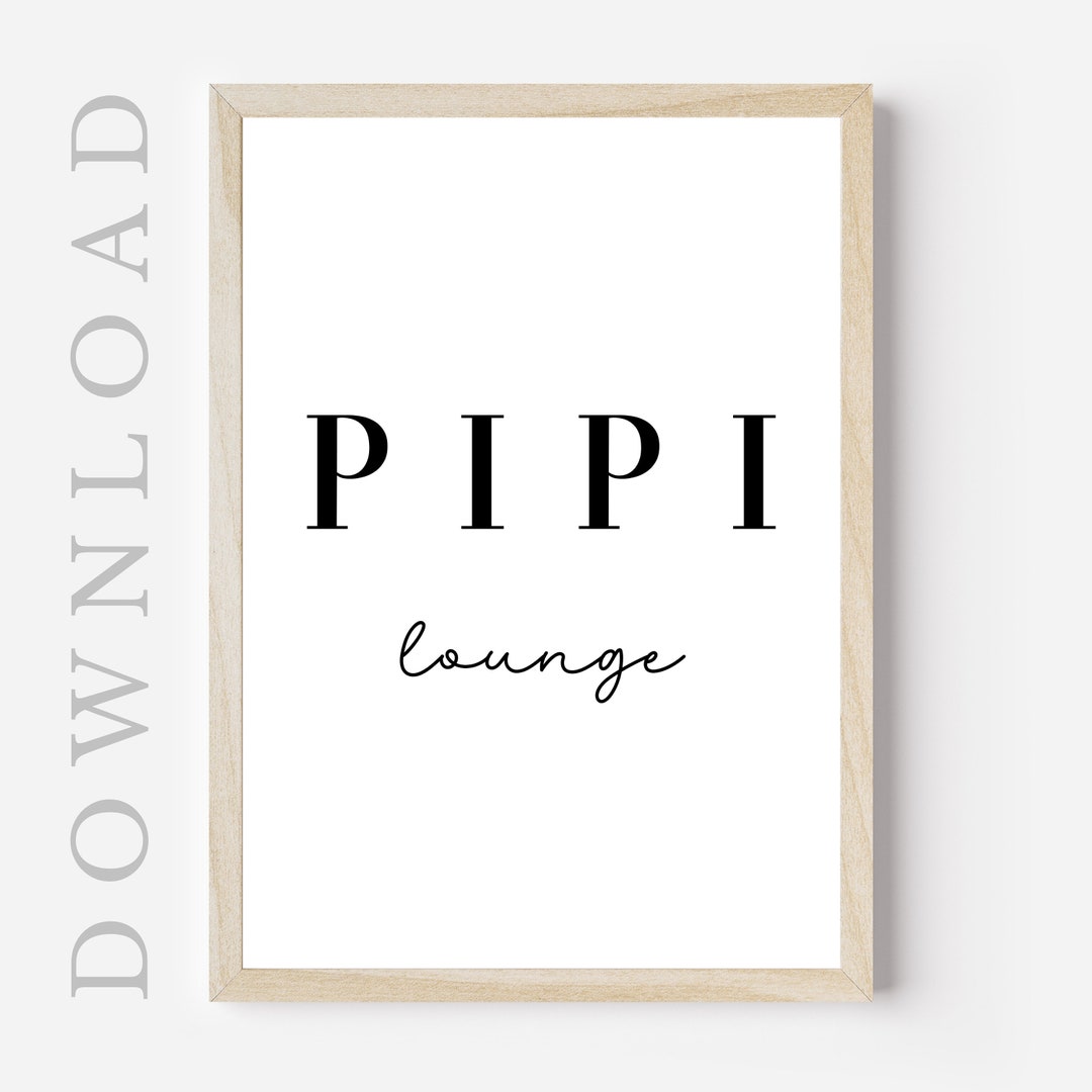 Pipi Lounge Poster Download, Printable Wall Art, Printable Poster, Wall ...