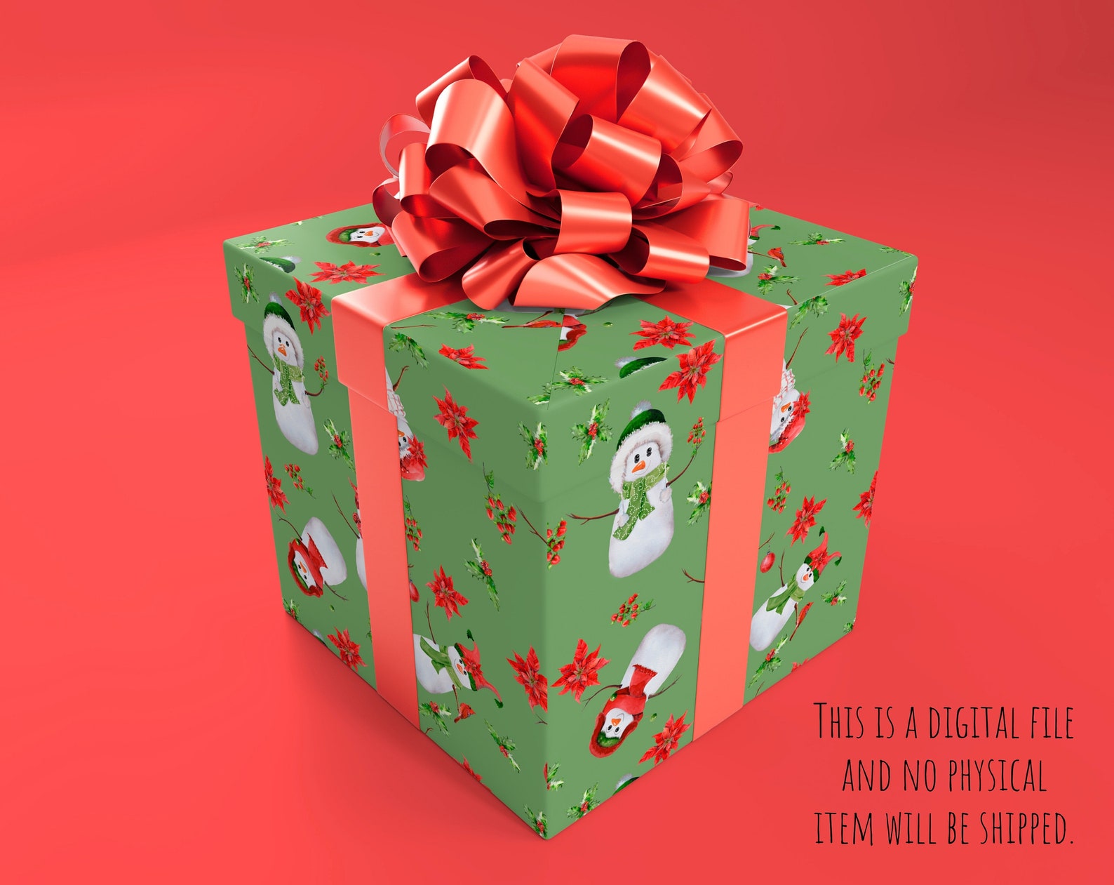 Watercolor Christmas Digital Paper, 12 Seamless Patterns. Handpainted ...