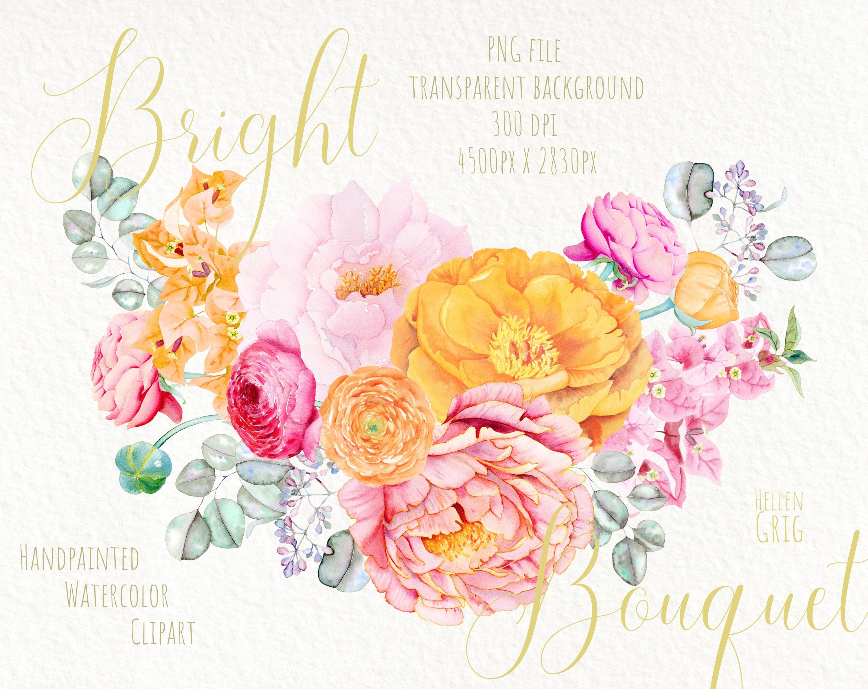 Trudged Clipart Flowers