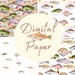 Watercolor Fish Digital Paper, 12 Seamless Patterns. Handpainted Sea ...