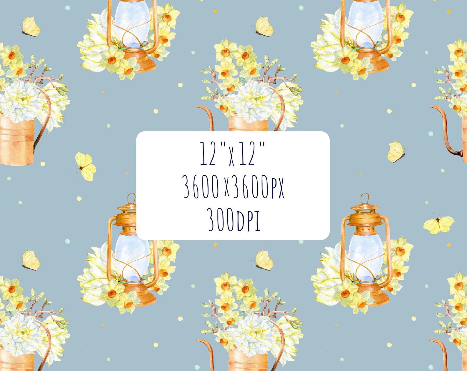 Watercolor Spring Digital Paper 12 Seamless Patterns. - Etsy