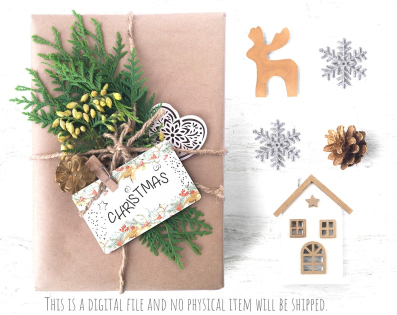 Watercolor Christmas Border Clipart. Winter Seamless Borders. - Etsy