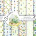 Watercolor Garden Digital Paper, 12 Seamless Patterns. Handpainted Farm ...
