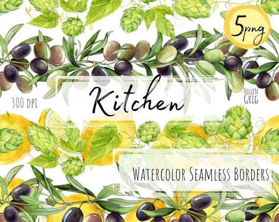 Kitchen Border Clip Art