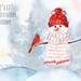 Watercolor Christmas Digital Paper, 12 Seamless Patterns. Handpainted ...