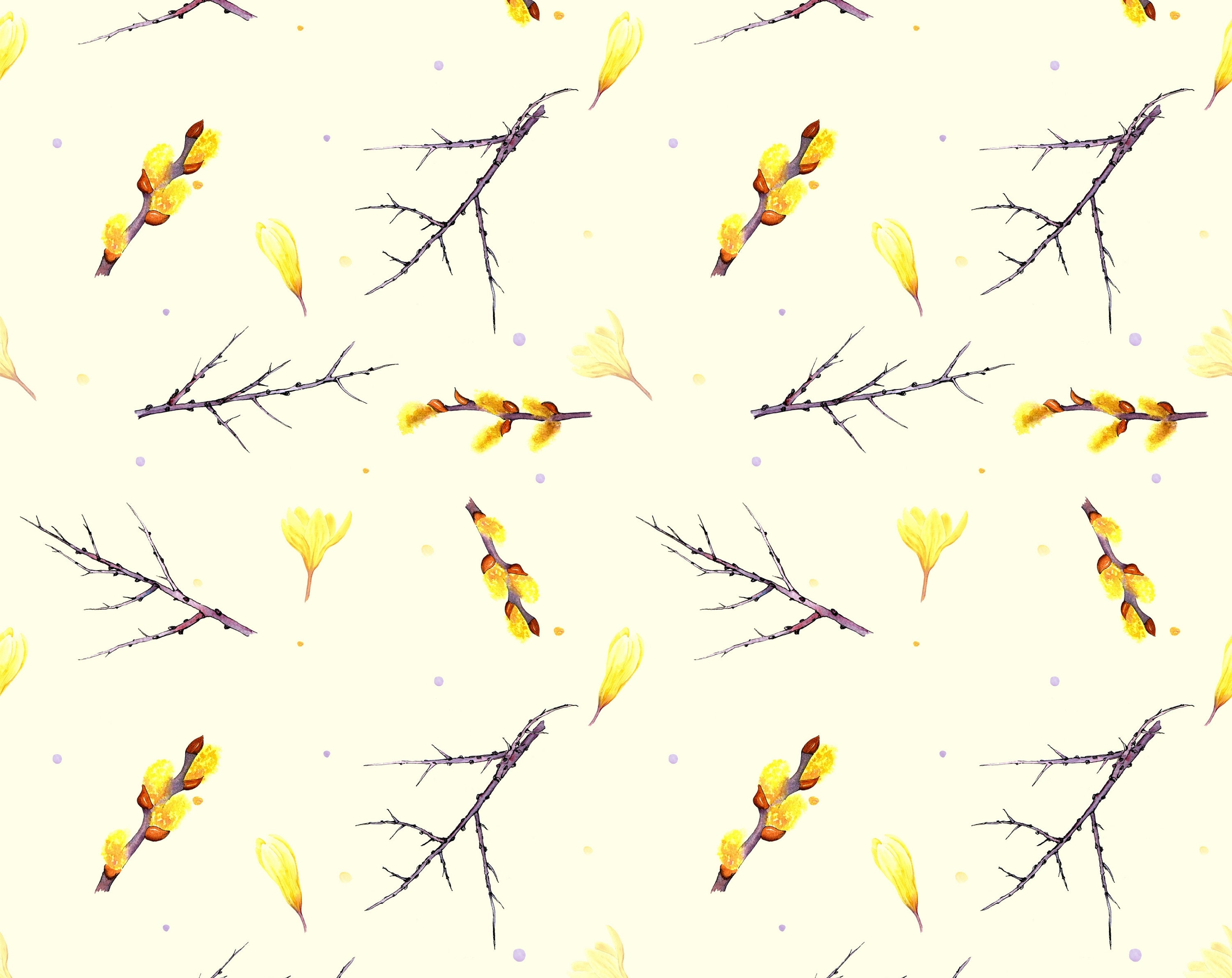 Easter Digital Paper 6 Seamless Patterns. Watercolor | Etsy