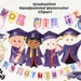 Graduation Clipart. School and University Clip Art. Student Handpainted ...