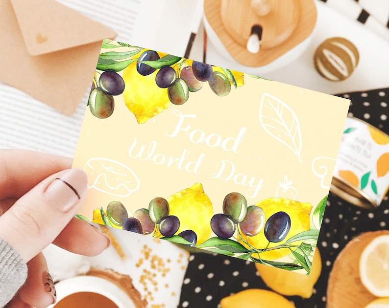 Watercolor Kitchen Border Clipart. Olive Lemon Hop Seamless Borders ...