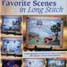 Favorite Scenes in Long Stitch by Janelle Giese, 6 Plastic Canvas ...