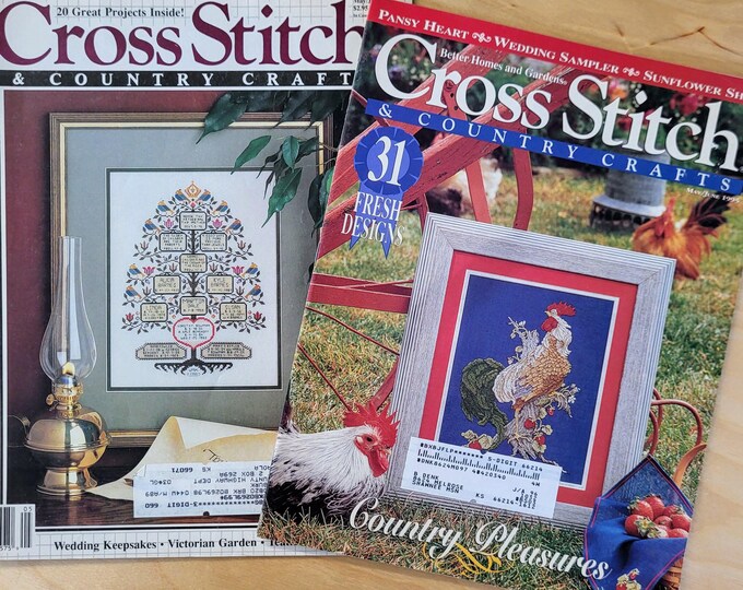 Vintage Cross Stitch Magazine Cross Country Stitching June 2001 ...