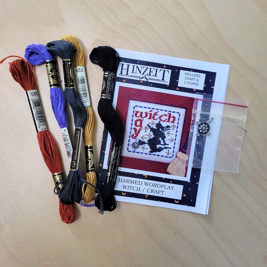 Hinzeit Counted Cross Stitch Pattern and Treasures Mini Cross Stitch ...