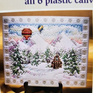 Favorite Scenes in Long Stitch by Janelle Giese, 6 Plastic Canvas ...